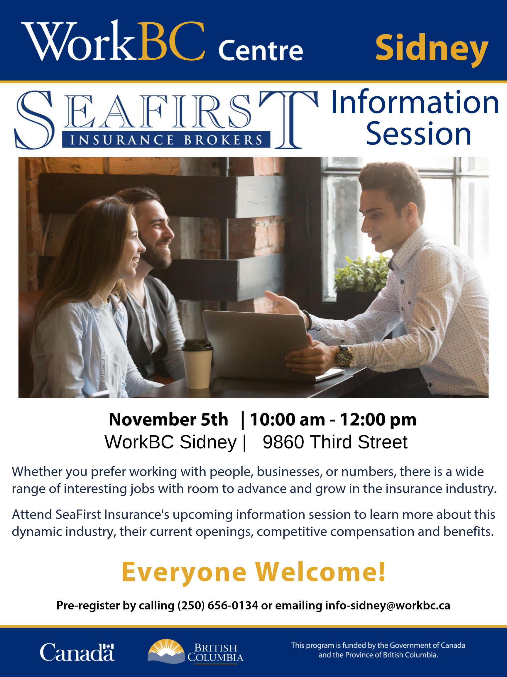 Seafirst Careers Information Session - SeaFirst Insurance